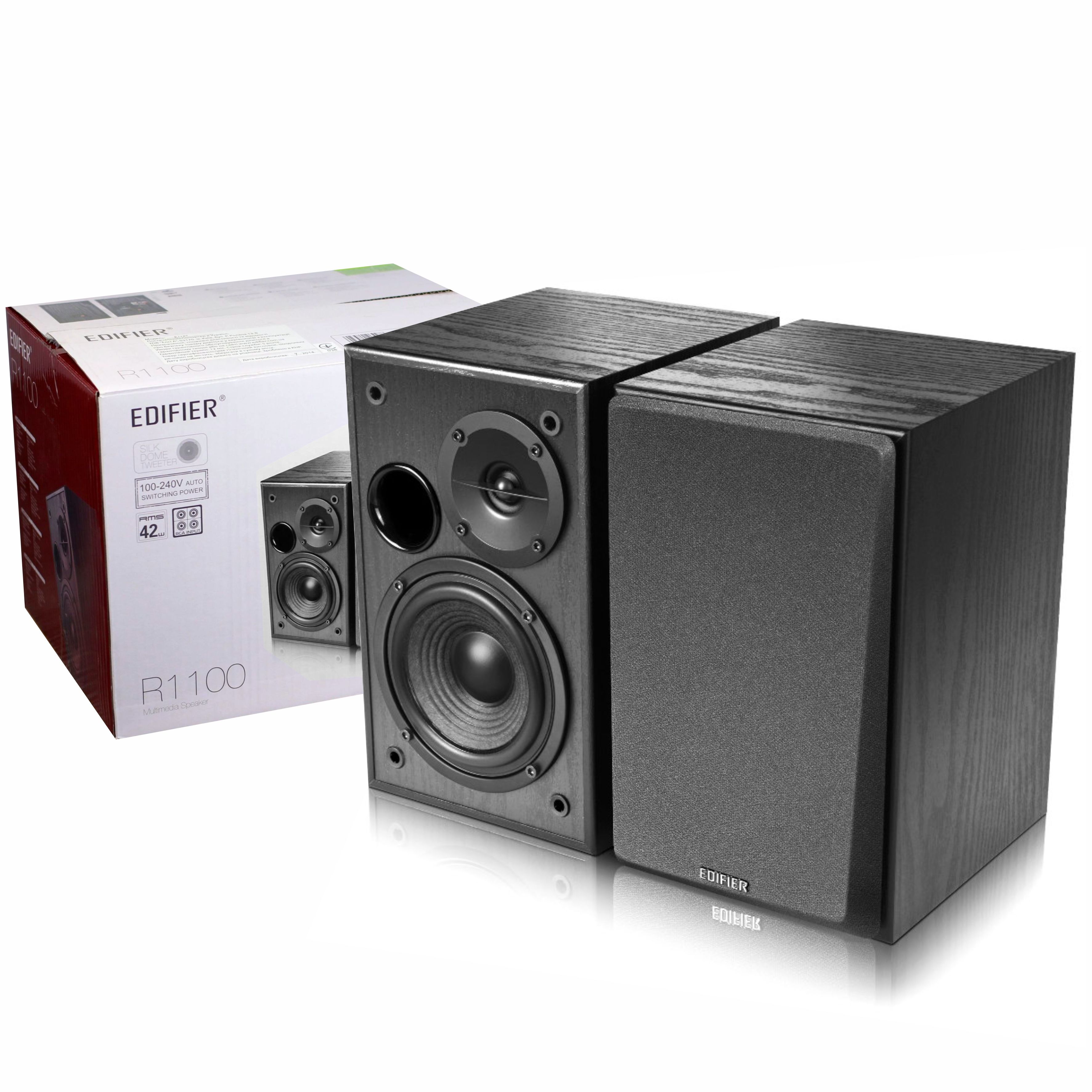Parlantes Edifier 2.0 R1100 negro Audio Imagen Parlantes