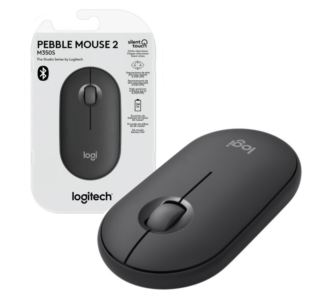 Mouse Logitech M350S Pebble 2 bluetooth grafito Gabinetes Accesorios ...