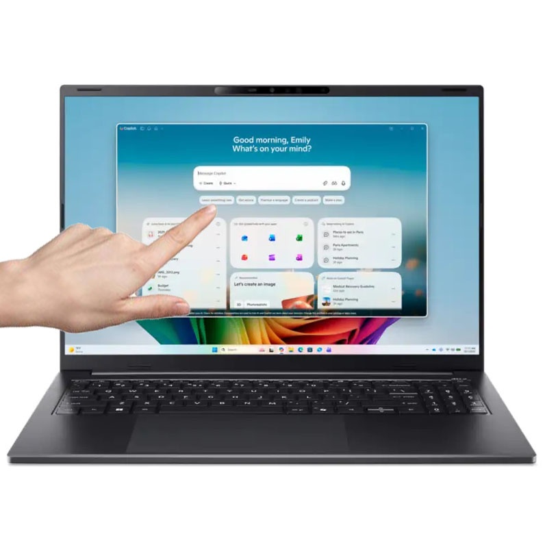 Notebook Acer Ryzen AI 9 465 5.0Ghz, 32GB, 1TB SSD, 16" WUXGA Touch ...