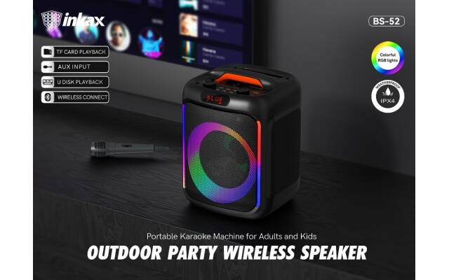 Parlante Inkax portable bluetooth 10W Audio Imagen Parlantes
